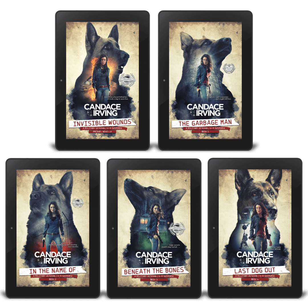 Candace Irving Military Detective Thrillers & Veteran/K-9 Mysteries ...